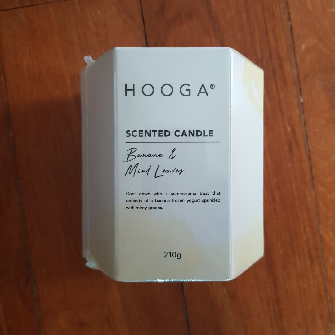 [SEALED] Hooga Candle, Furniture & Home Living, Home Fragrance on Carousell
