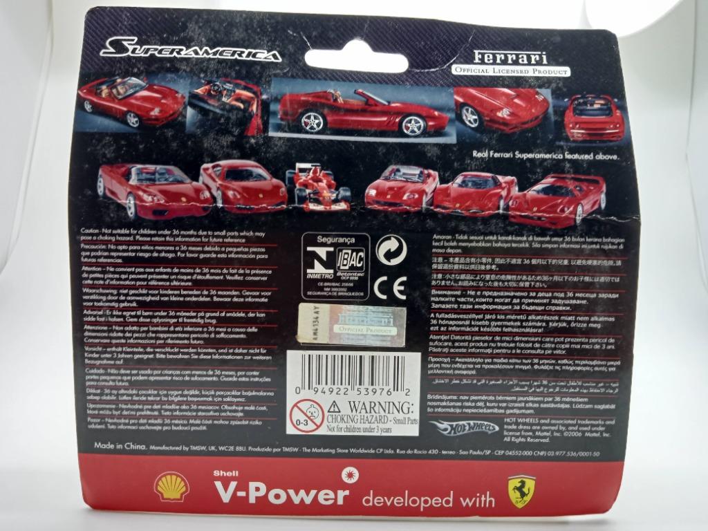Shell V-Power Collectible Ferrari Miniature Model Cars, Hobbies & Toys ...