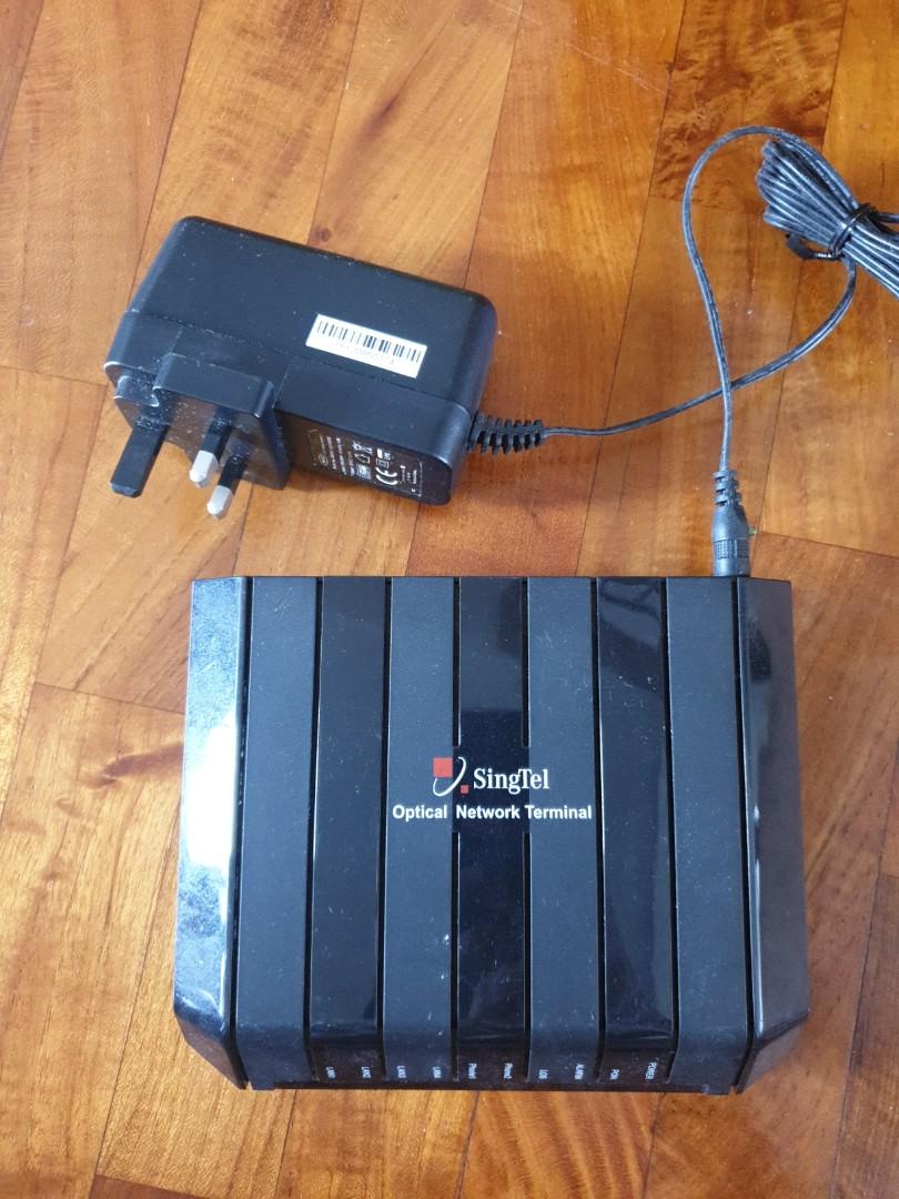 Singtel Optical Network Terminal - GPON-ONT, Computers & Tech, Parts ...