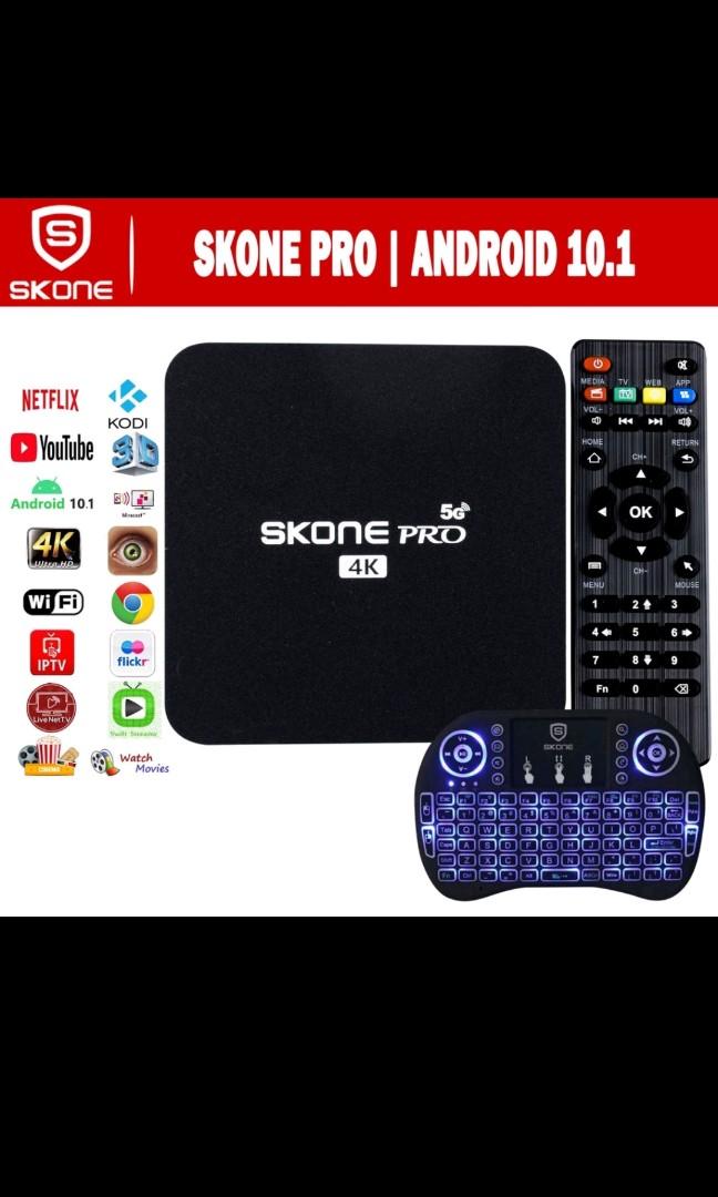 SKONE PRO ANDROID TV BOX, TV & Home Appliances, TV & Entertainment ...