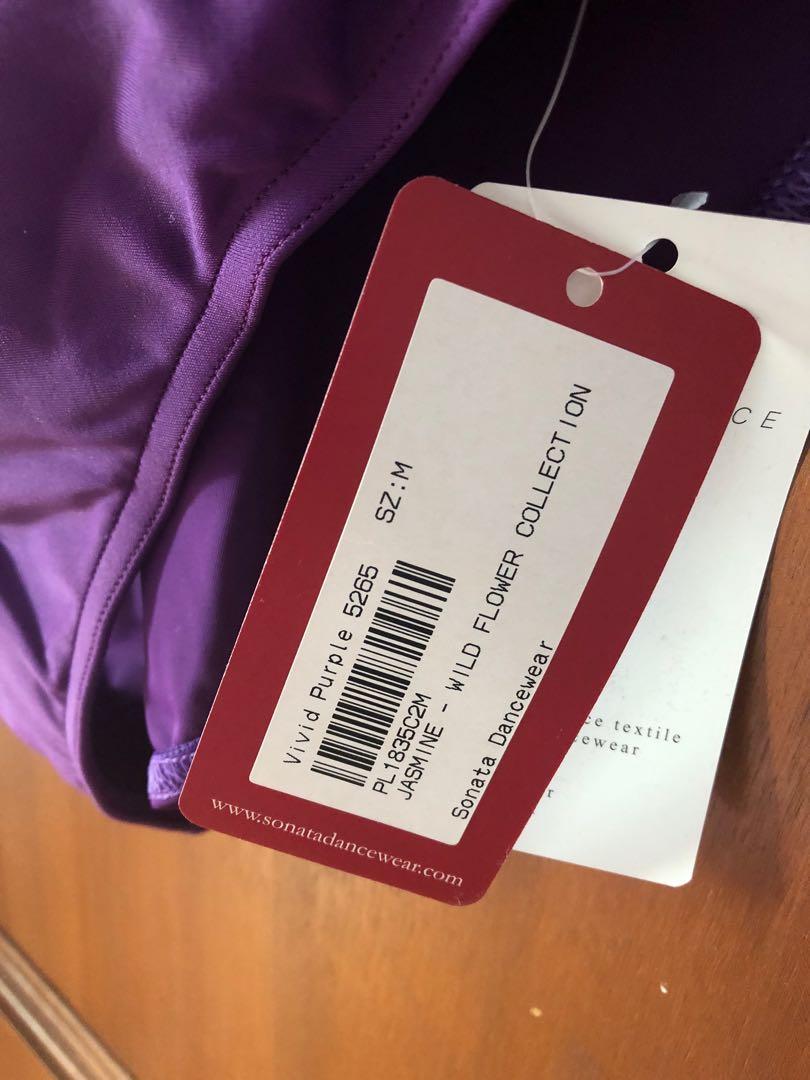 Sonata Jasmine Leotard Vivid Purple Womens Fashion Activewear On
