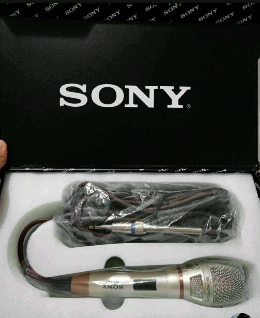 Sony wired microphone mic, TV & Home Appliances, Other Home Appliances ...