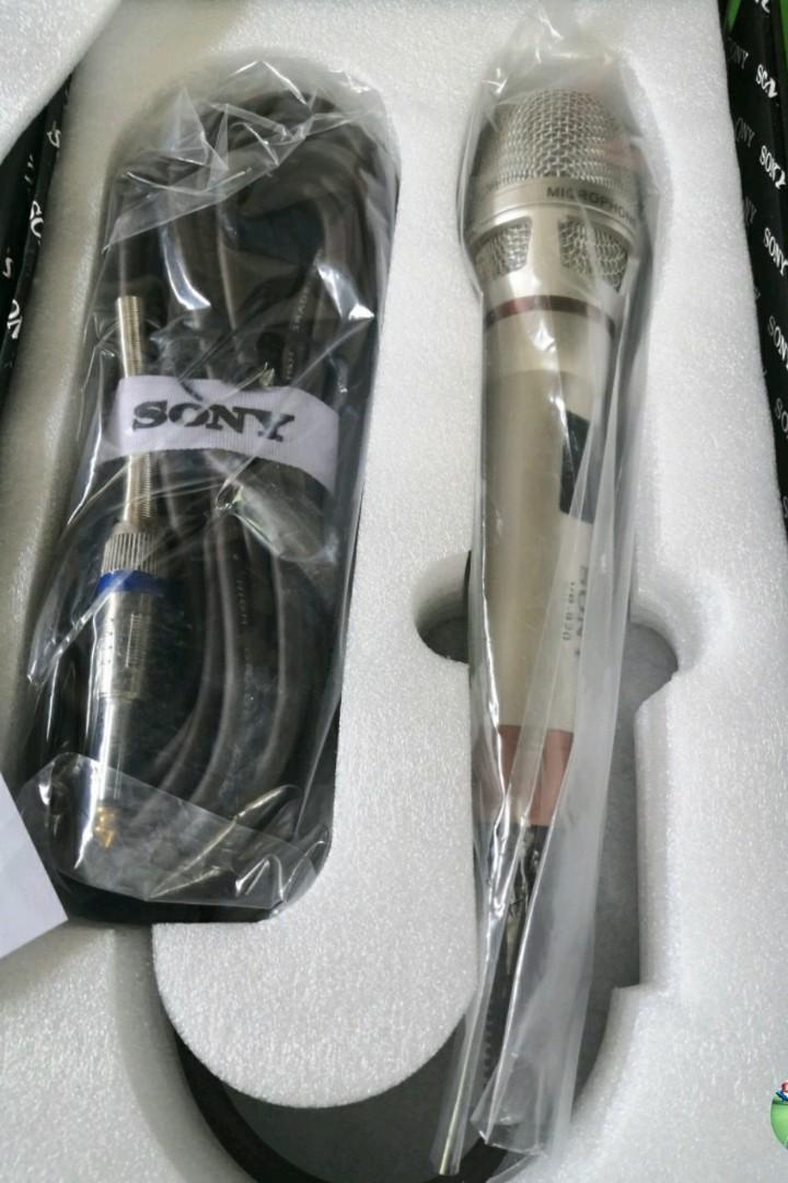Sony wired microphone mic, TV & Home Appliances, Other Home Appliances ...