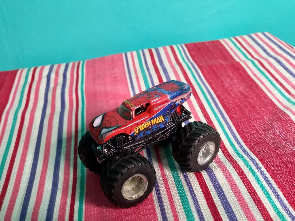 Spider Man Hot Wheels Monster Jam Die Cast Vehicle Hobbies And Toys Toys And Games On Carousell