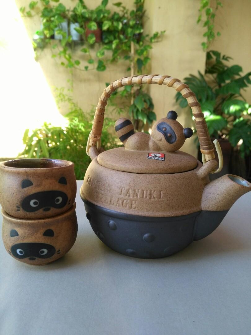 Tanuki teapot set, Furniture & Home Living, Kitchenware & Tableware ...
