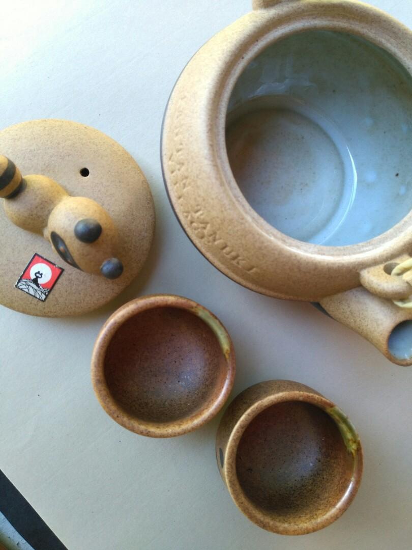 Tanuki teapot set, Furniture & Home Living, Kitchenware & Tableware ...