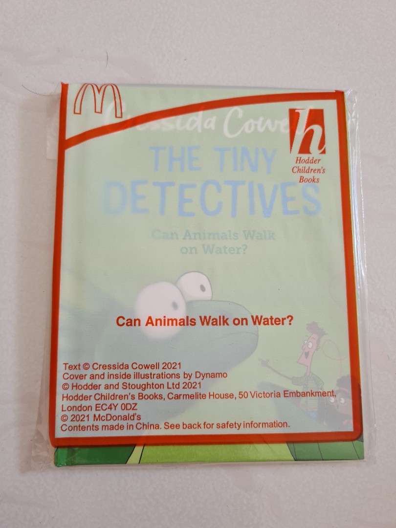 The Tiny Detectives Happy Meal book, Hobbies & Toys, Books & Magazines ...