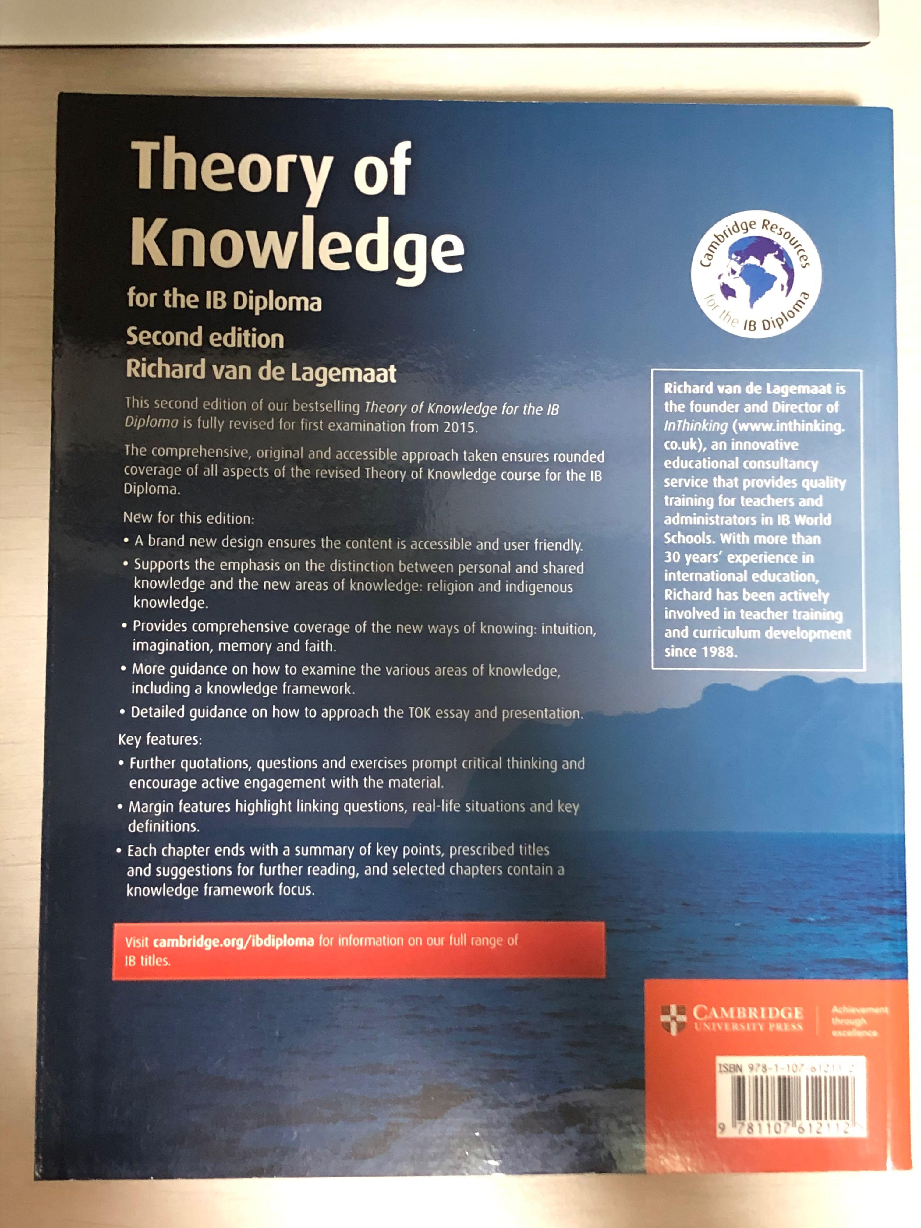 IB Theory of Knowledge (TOK) Cambridge Textbook, Hobbies & Toys, Books ...