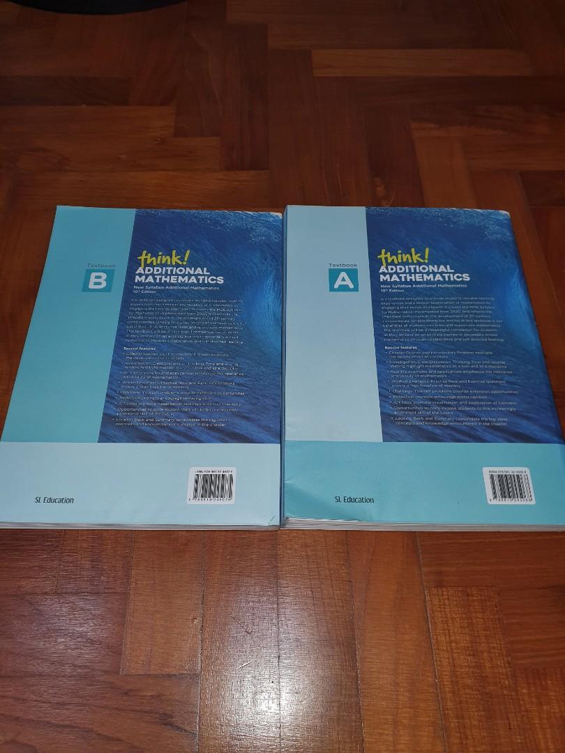 THINK! A-math Textbook (Textbook A and B), Hobbies & Toys, Books ...