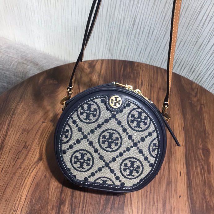 Tory Burch T monogram Circle Bag, Women's Fashion, Bags & Wallets ...