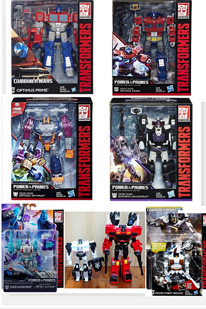 Transformers Combiner Wars Optimus Prime, Groove and Power of the Prime ...