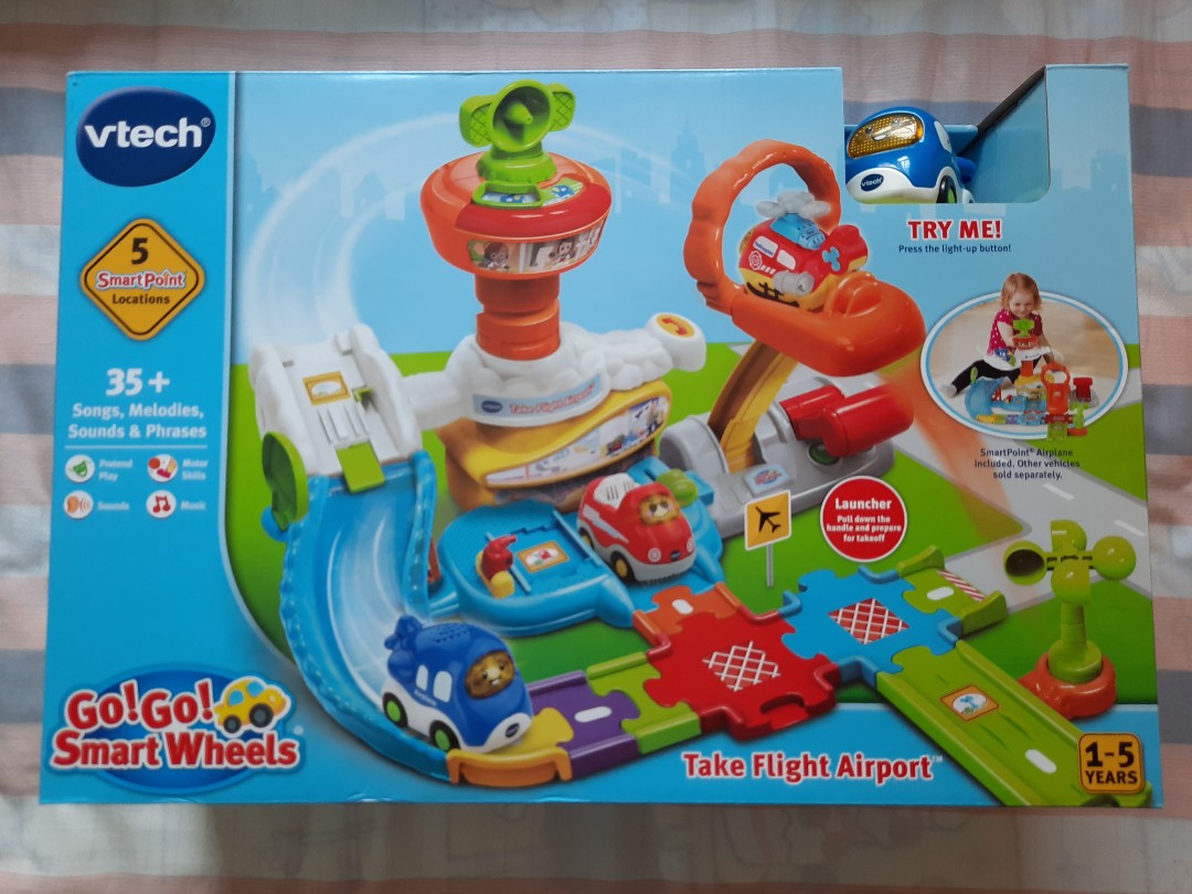 vtech Go! Go! SmartWheels Take Flight Airport, 兒童＆孕婦用品, 嬰兒玩具 - Carousell