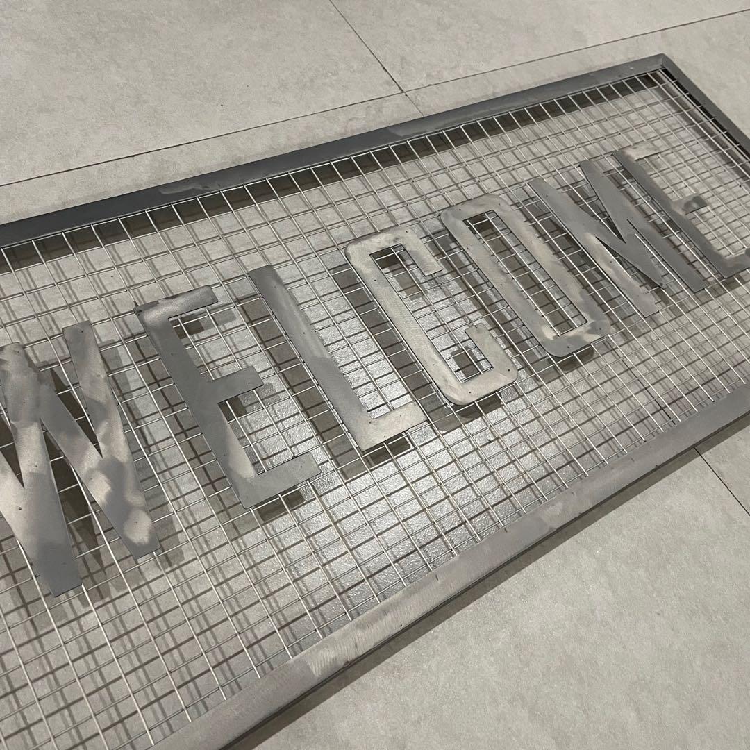 Welcome Metal Mesh Signage, Furniture & Home Living, Home Decor, Wall ...