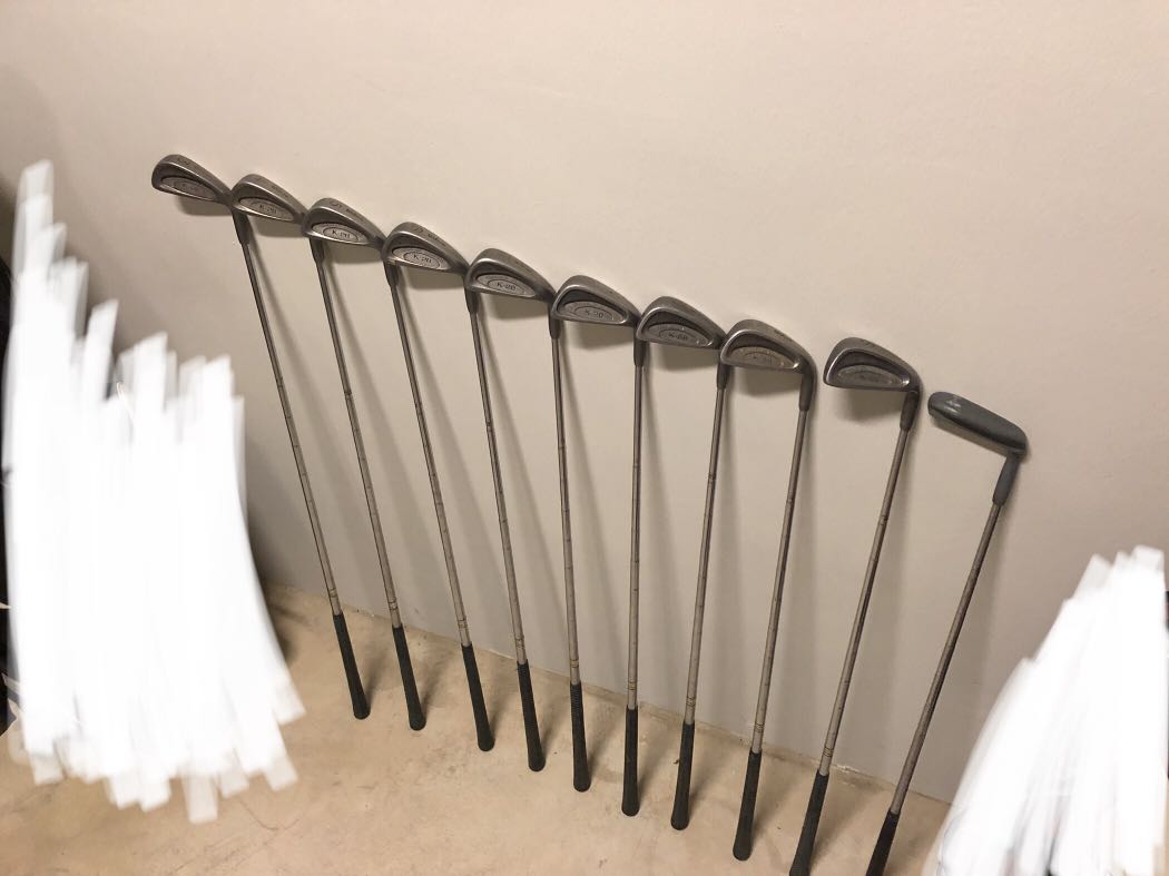 Wilson Golf Iron Set Tour Model K-28 Cavity Backed Irons (3,4,5,6,7,8,9 ...