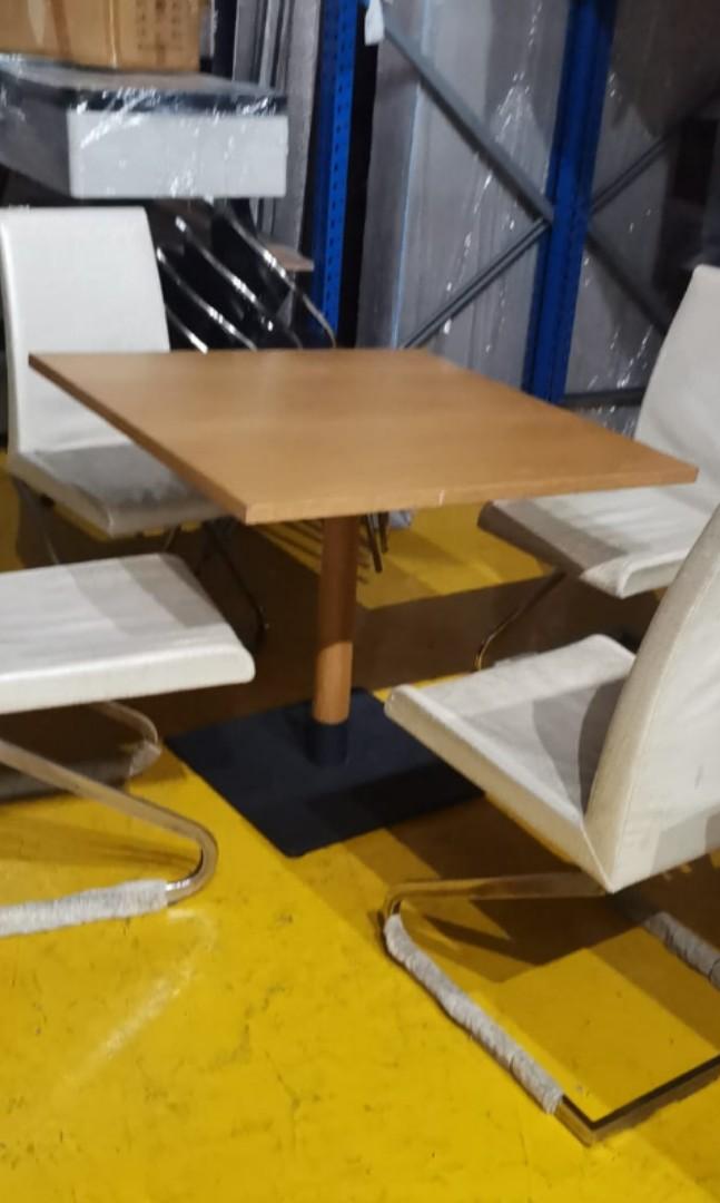 Wood Square set, Furniture & Home Living, Furniture, Tables & Sets on ...