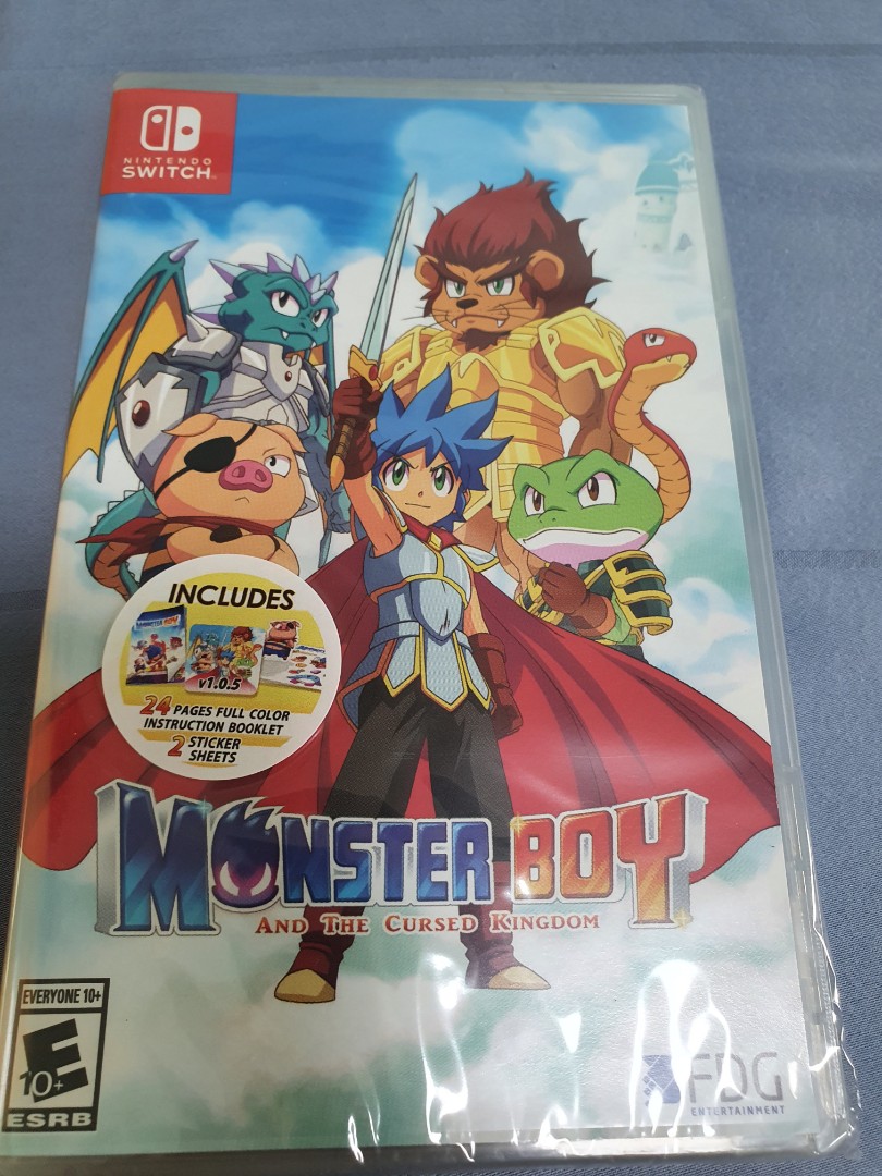WTS Switch Monster Boy and The Cursed Kingdom, Video Gaming, Video ...