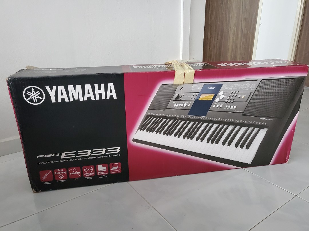 Yamaha PSR E333 Digital Keyboard For Sale, Hobbies & Toys, Music ...