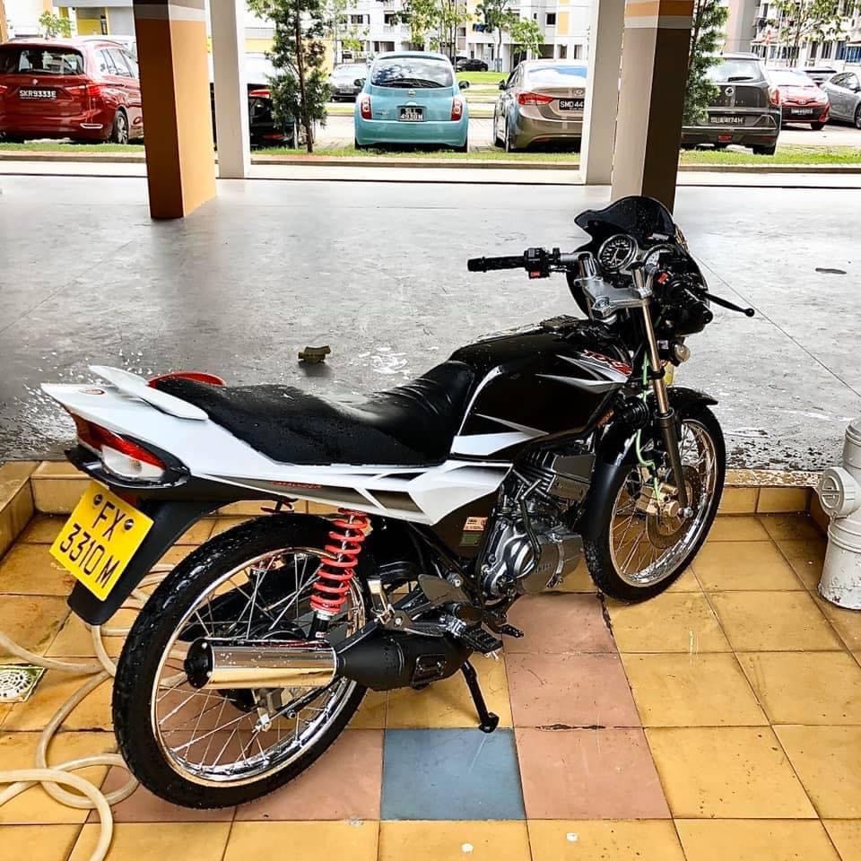 Yamaha Rxz 5pv, Motorcycles, Motorcycles for Sale, Class 2B on Carousell