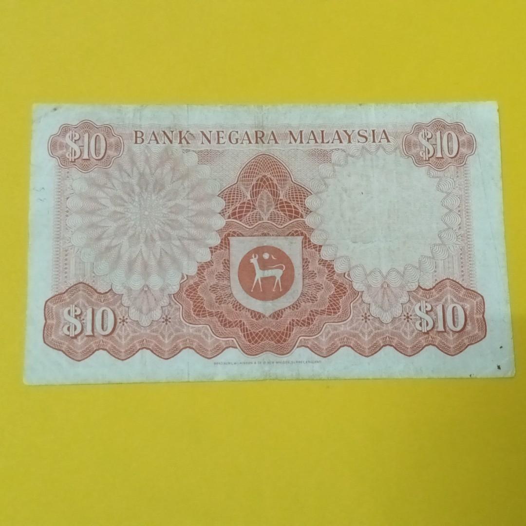 10 ringgit 3RD series Malaysia Banknote, Hobbies & Toys, Collectibles ...