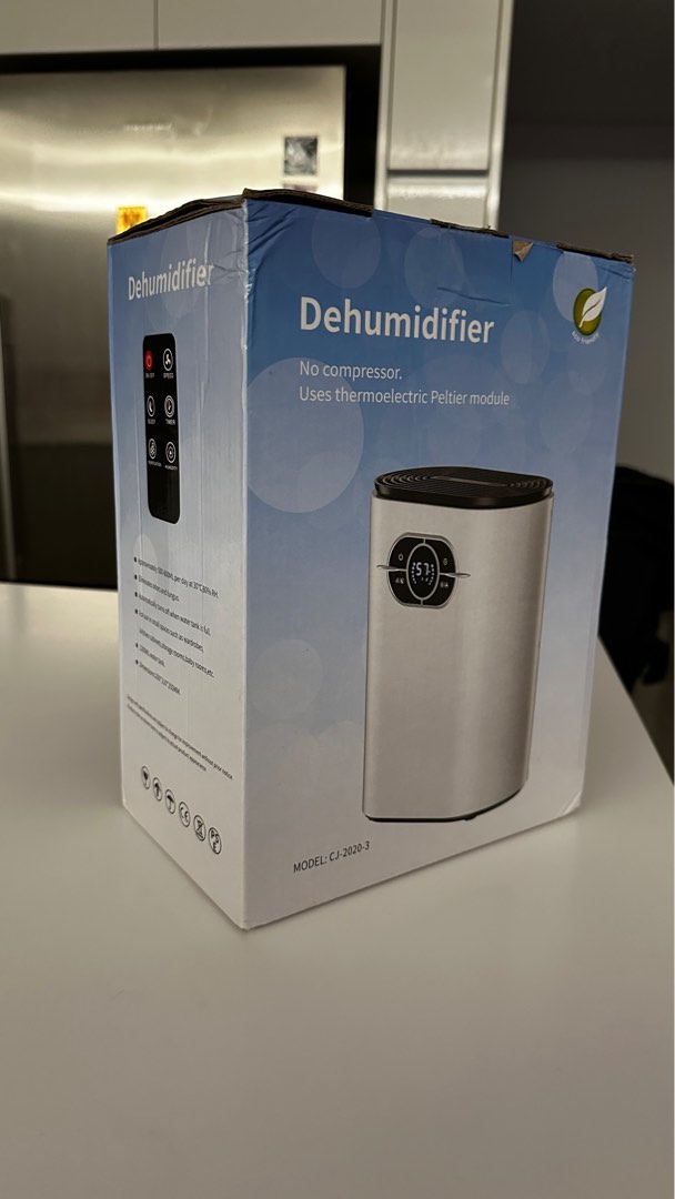 1200 ml tank Dehumidifier (used only once), TV & Home Appliances, Air ...