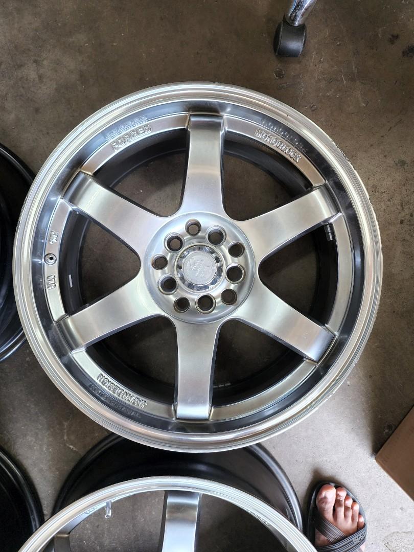 17" TE37 Replica, Car Accessories, Tyres & Rims on Carousell