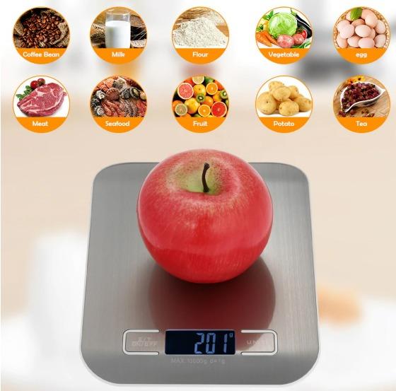 1 GRAM ACCURACY KITCHEN BAKING WEIGHING SCALE CAKE COOKING TOOLS 10KG ...