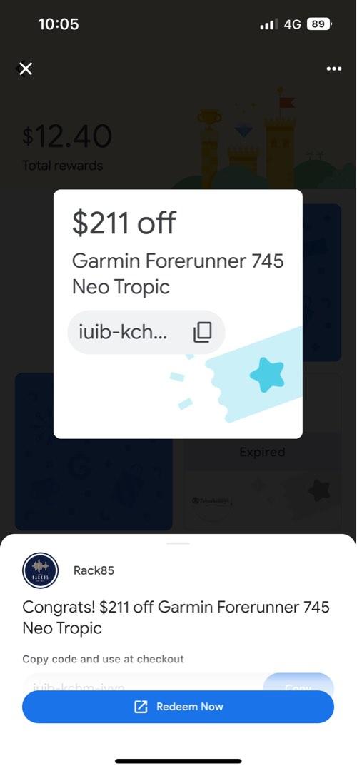 $211 off Garmin Forerunner 745 Neo Tropic, Tickets & Vouchers, Vouchers ...