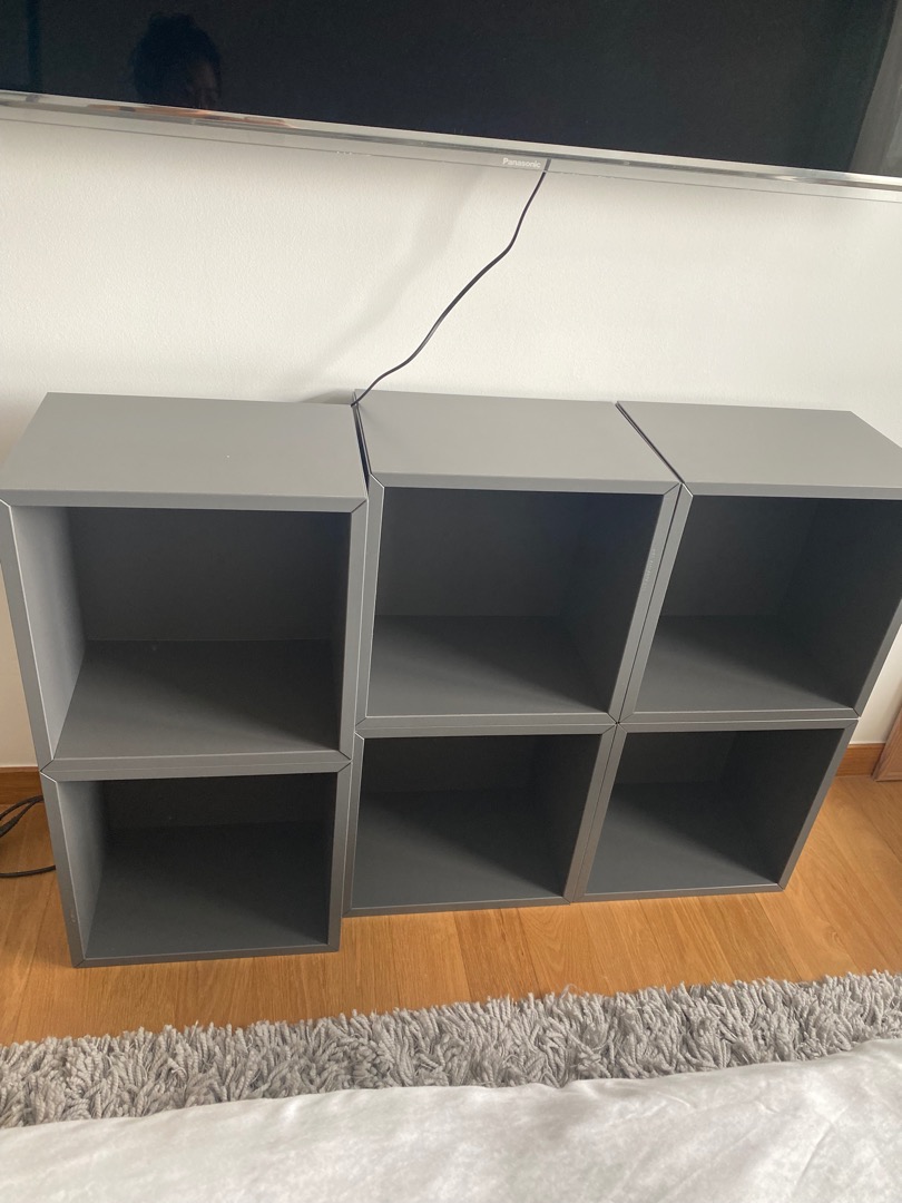 3 cubes for storage, display, shelf, Furniture & Home Living, Furniture ...
