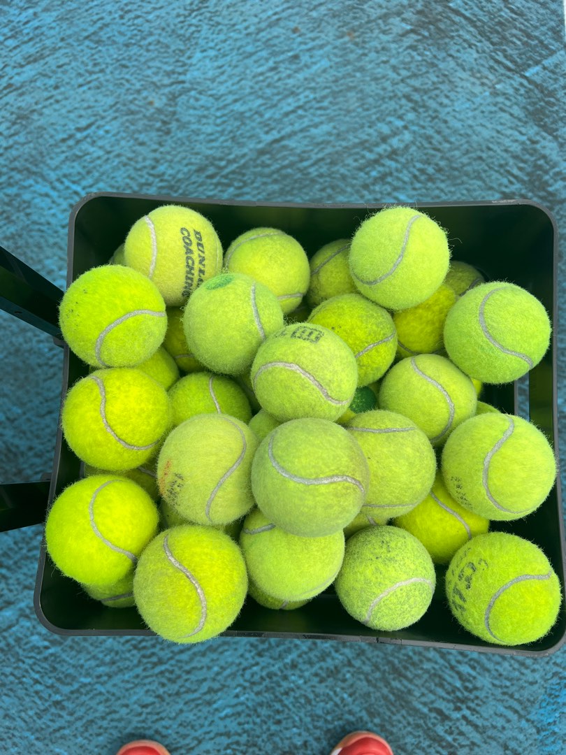 40 Well used tennis balls, Sports Equipment, Sports & Games, Racket ...