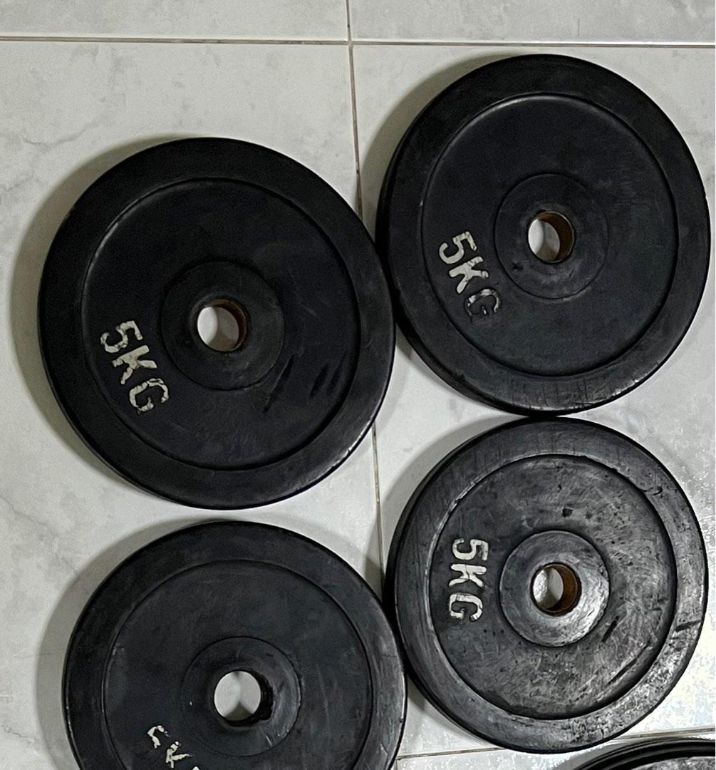 5KG weights, Sports Equipment, Exercise & Fitness, Weights & Dumbbells ...