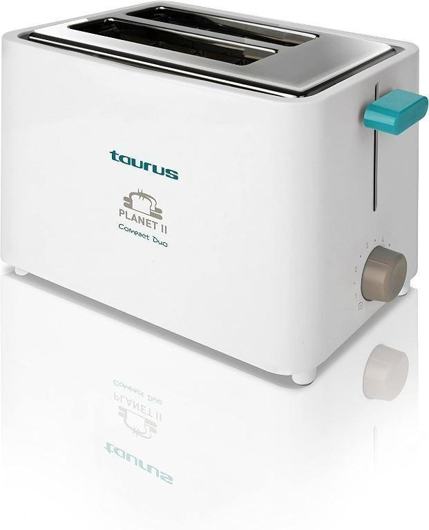 [787] Taurus Planet II Toaster, 2 Slots, 750 Watts - White (Type-E ...