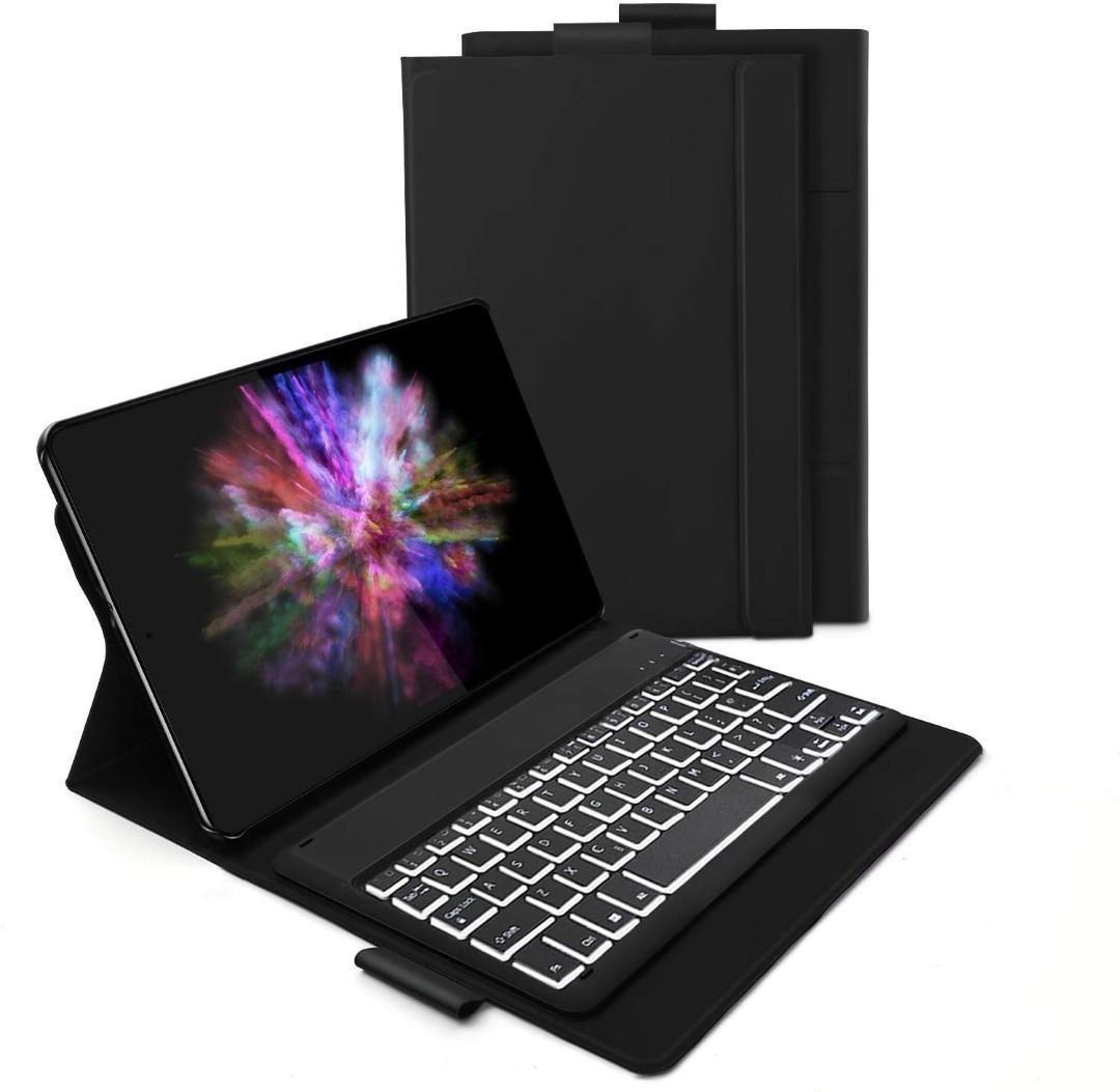 [999] Jelly Comb Bluetooth Backlit Keyboard Case for Samsung Galaxy Tab ...
