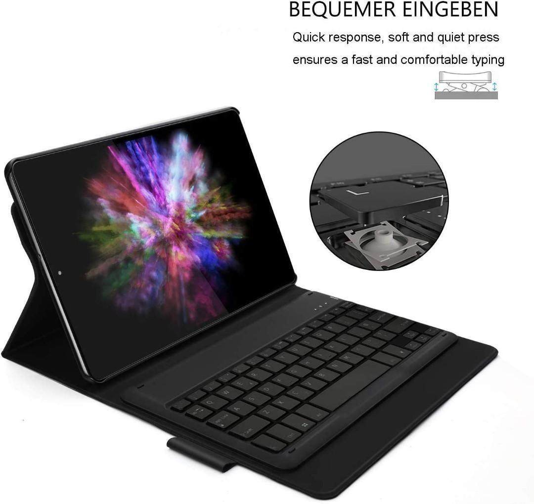 [999] Jelly Comb Bluetooth Backlit Keyboard Case for Samsung Galaxy Tab ...