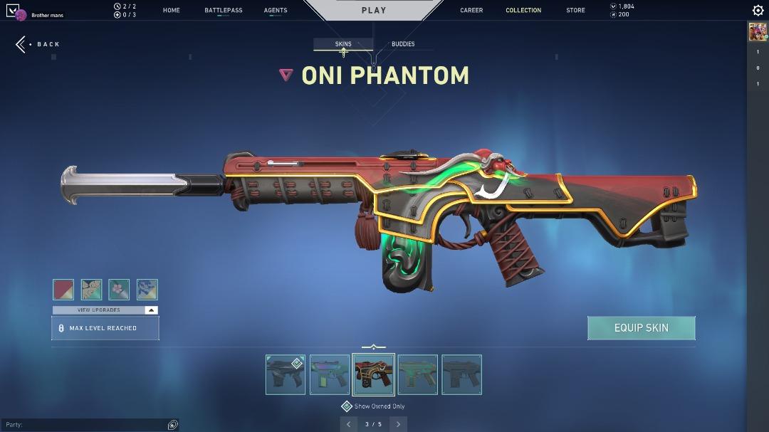 A1 13 Skins Ruin Dagger Valorant Account, Video Gaming, Gaming ...