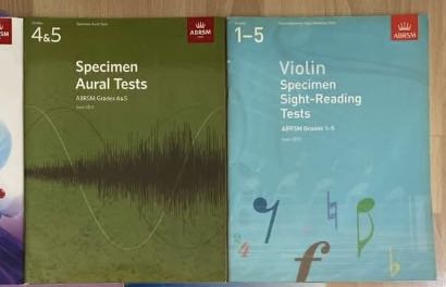 ABRSM violin grade 1 to 5 sight reading, aural tests, Hobbies & Toys ...