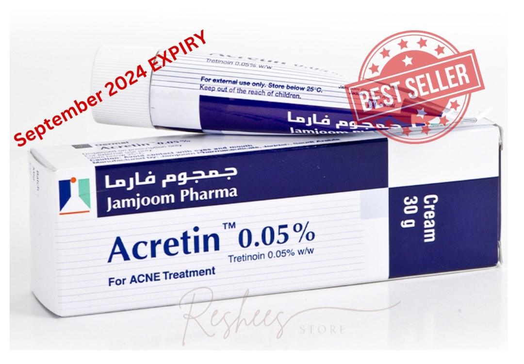 Acretin 0.05% Tretinoin Crem 30g ORIGINAL Anti-Ageing Acne Teatment ...