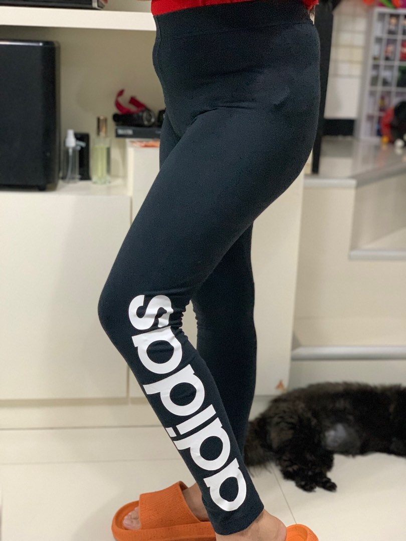 Adidas spell out, Women's Fashion, Activewear on Carousell