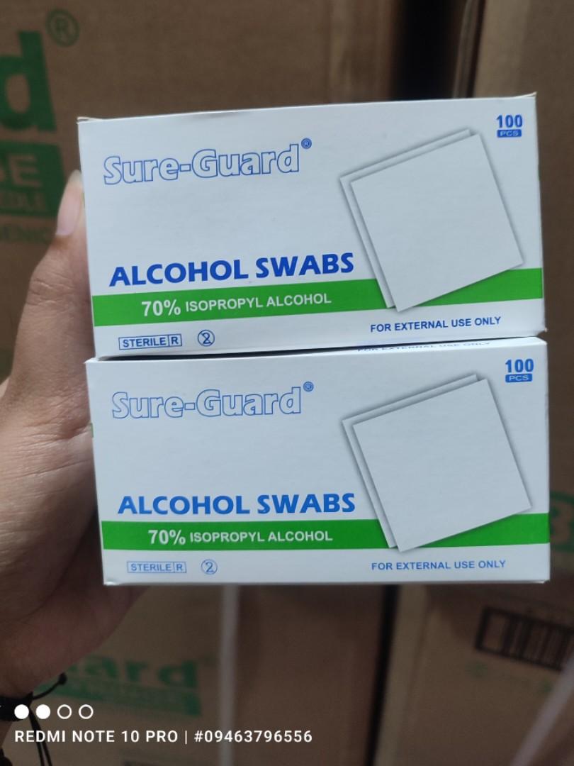 Alcohol Swabs, Health & Nutrition, Medical Supplies & Tools on Carousell