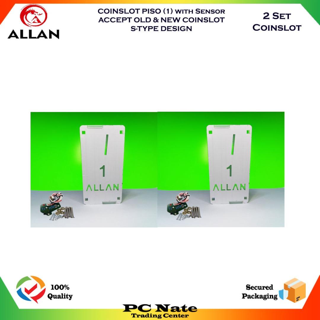 ALLAN COINSLOT PISO (1) with Sensor, ACCEPT OLD & NEW COINSLOT, S-TYPE ...