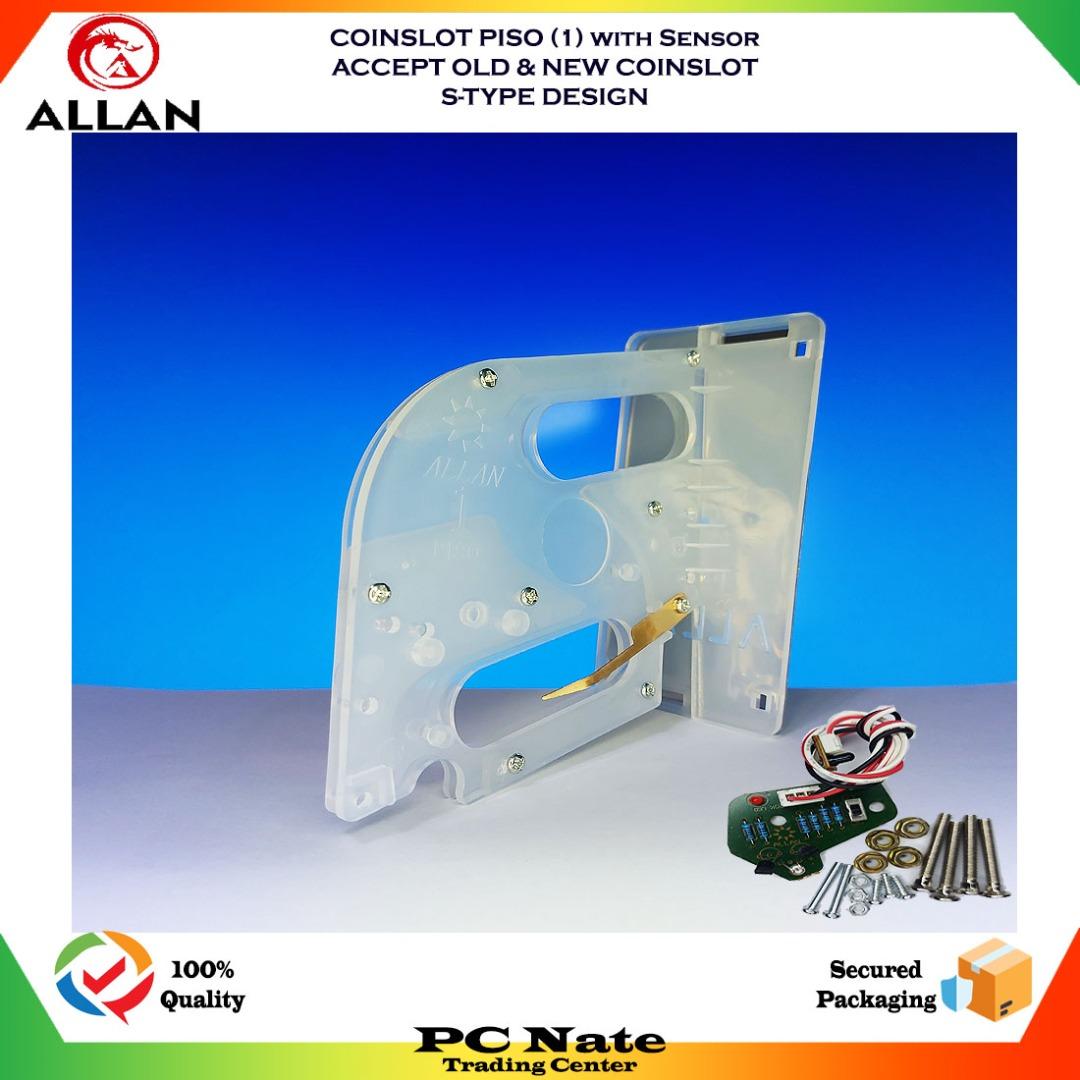 ALLAN COINSLOT PISO (1) with Sensor, ACCEPT OLD & NEW COINSLOT, S-TYPE ...