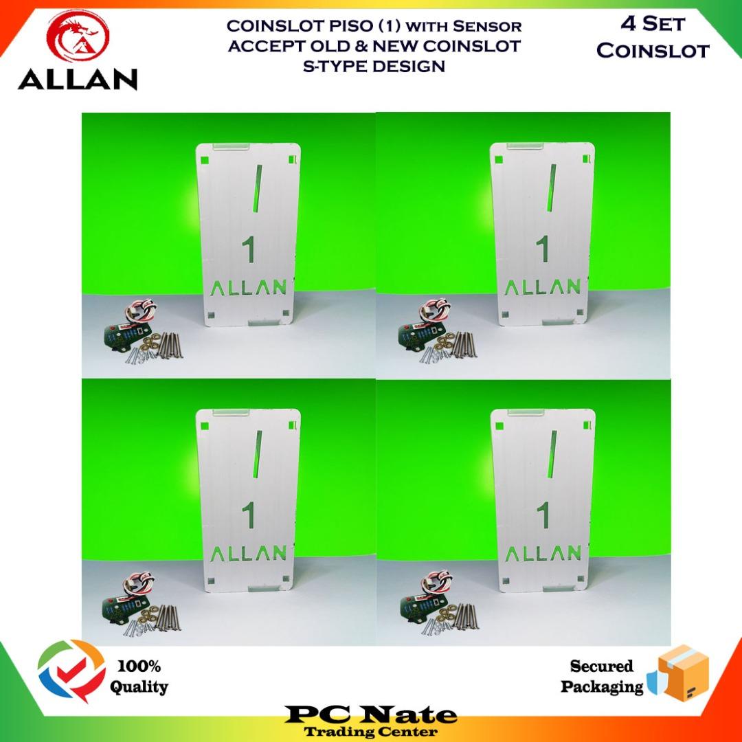 ALLAN COINSLOT PISO (1) with Sensor, ACCEPT OLD & NEW COINSLOT, S-TYPE ...