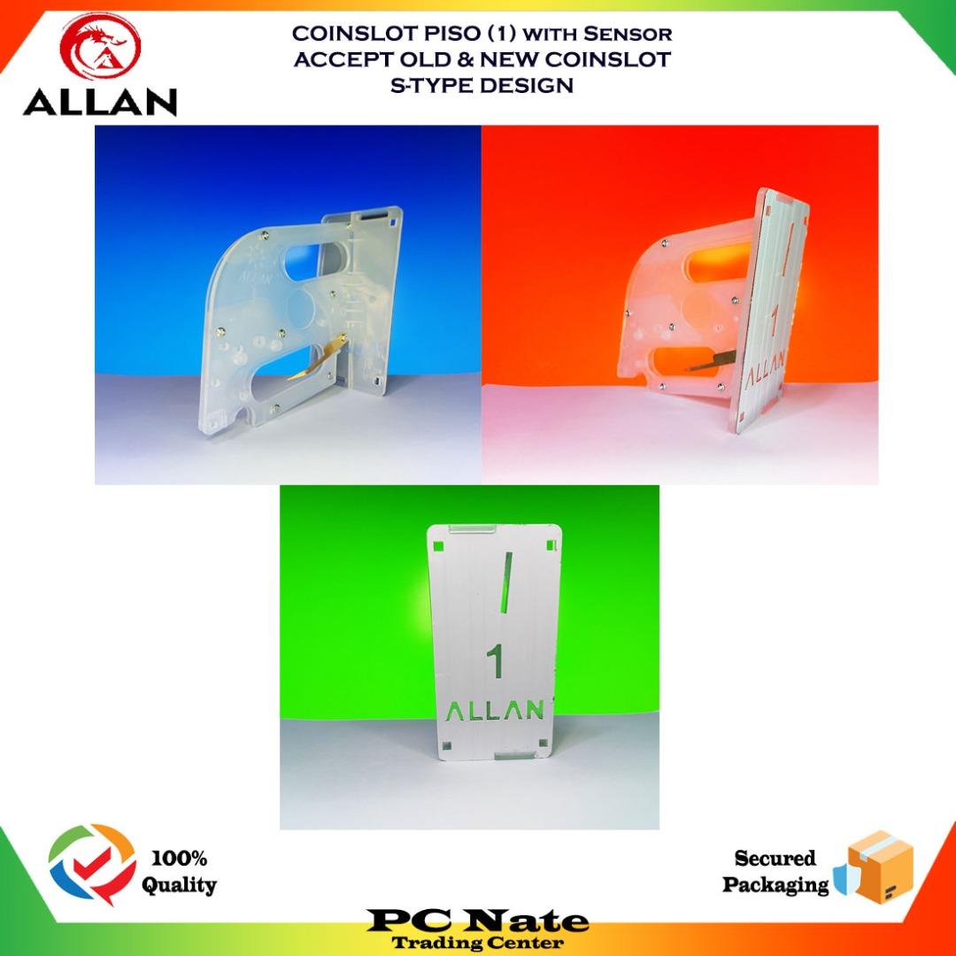 ALLAN COINSLOT PISO (1) with Sensor, ACCEPT OLD & NEW COINSLOT, S-TYPE ...