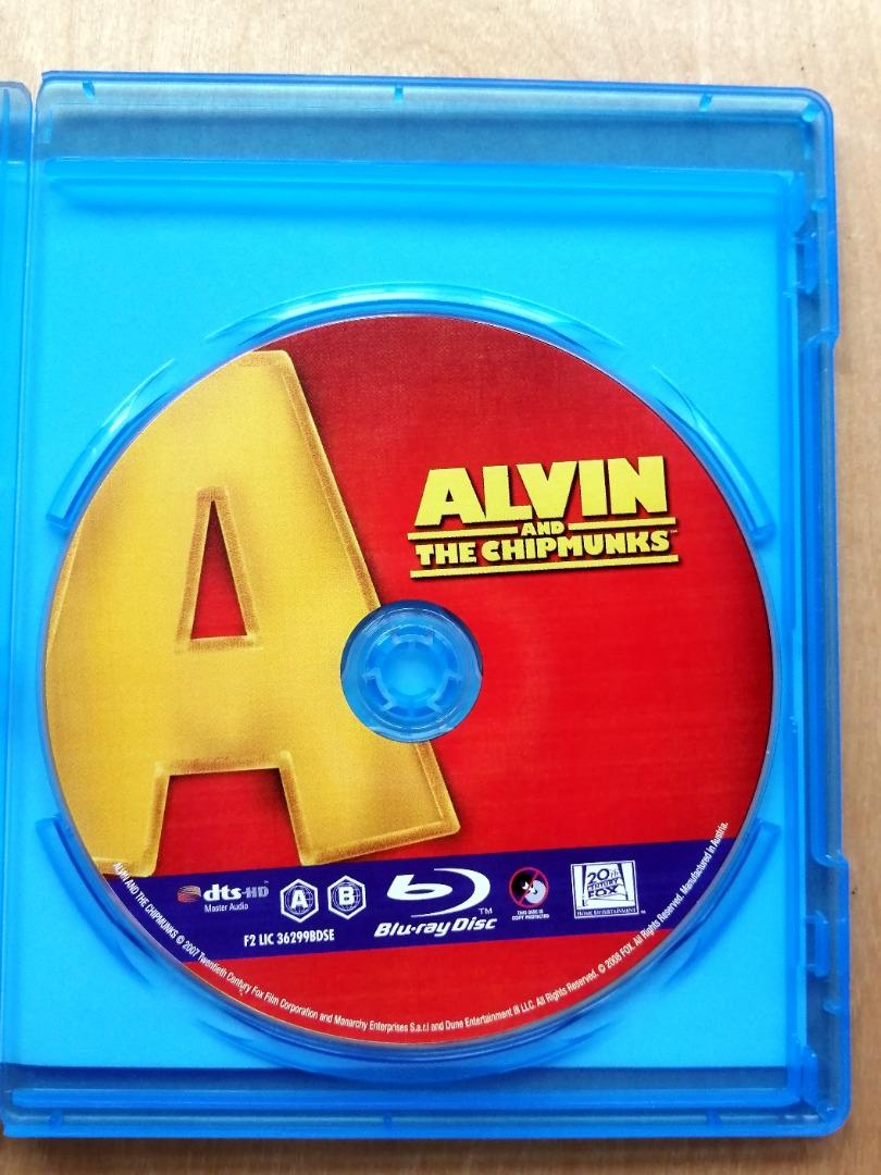 Alvin & The Chipmunk 1 (Genuine Blu-Ray Bluray, 1080p 16x9 Dolby) With ...