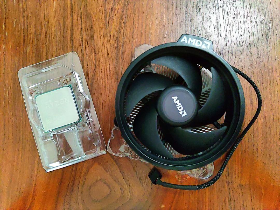 Amd Ryzen Cpu And Wraith Stealth Cpu Cooler Computers Tech Parts Accessories