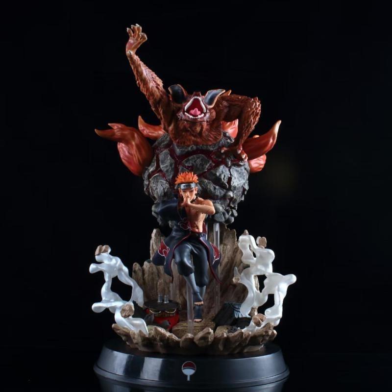 Anime Nine Tails Pain Akatsuki Naruto Shippuden action figure Seven ...