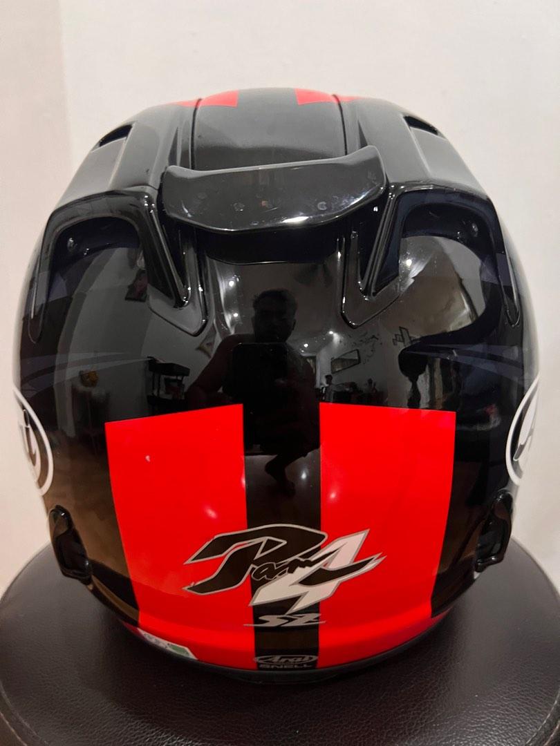 Arai ram 4 blast red, Motorcycles, Motorcycle Apparel on Carousell