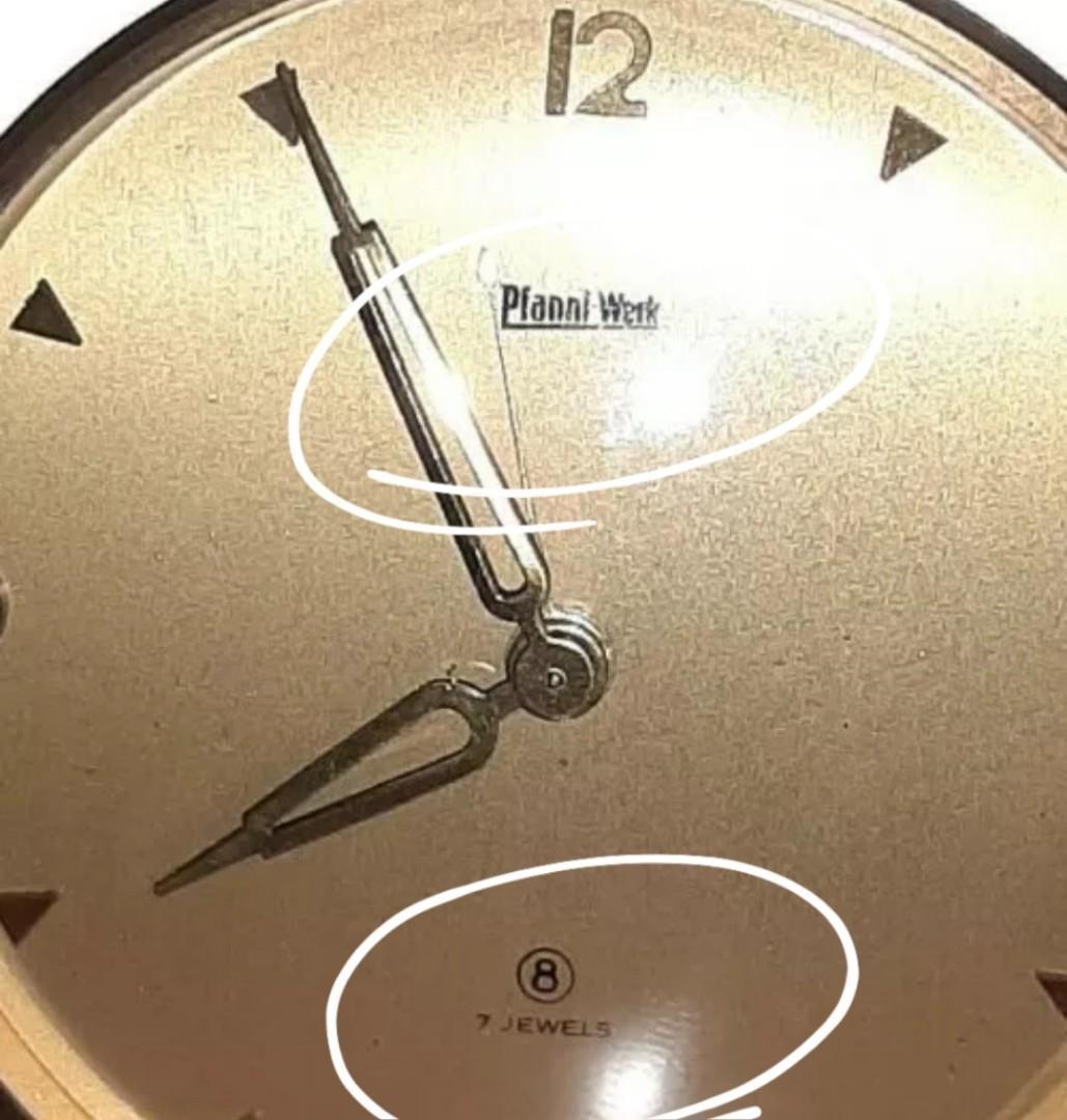ART DECO PFANNI WERK VINTAGE ALARM CLOCK 1990 PERFECT!, Furniture ...
