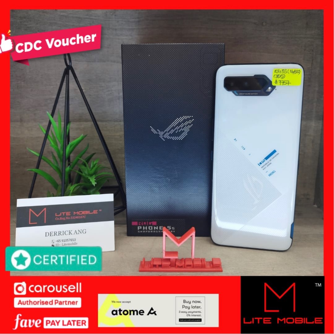 Asus Rog 5S 512GB | 16GB Ram + 512GB | Offical Global Version With ...