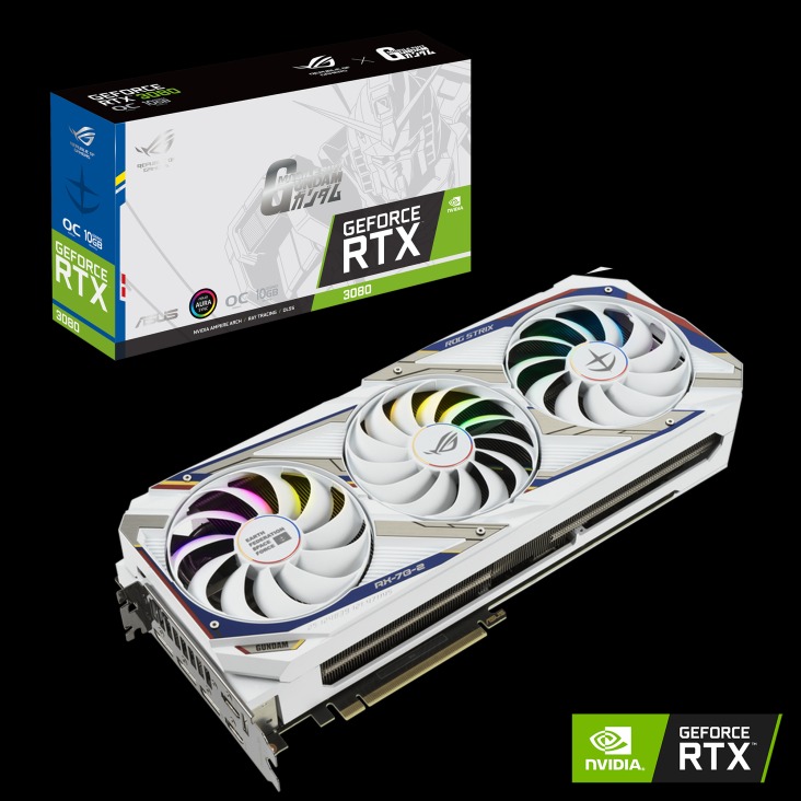 ASUS Gundam Edition RTX 3080 ROG Strix Nvidia Geforce, Computers & Tech ...