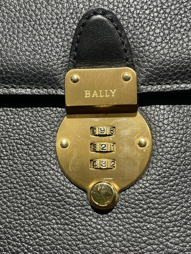 Bally Leather Laptop bag (100% Original), Luxury, Bags & Wallets on ...